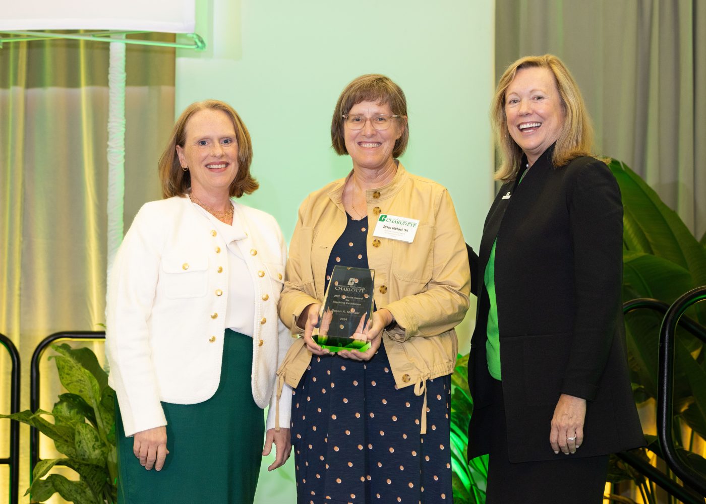 Susan K. Michael awarded prestigious UNC Charlotte Award for Teaching ...